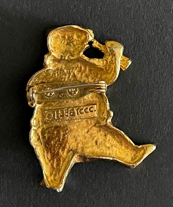 Vintage TCCC 1996 Coca-Cola Polar Bear Brooch - Gem