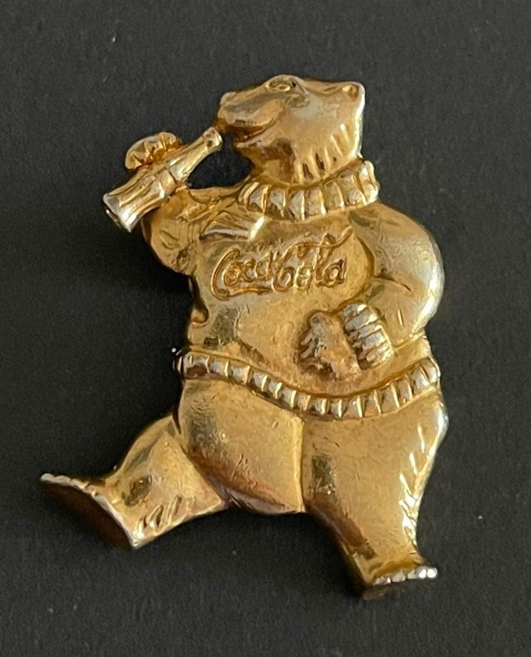 Vintage TCCC 1996 Coca-cola Polar Bear Brooch - Etsy