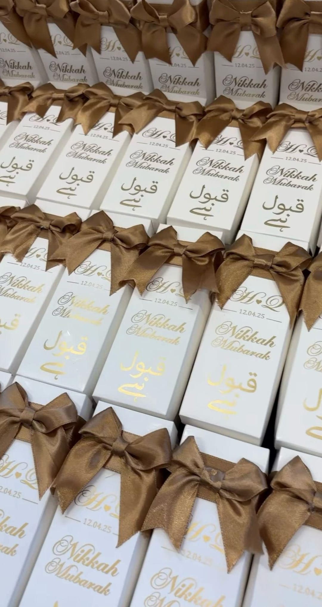 Personalized Wedding Favors, Nikkah, Walima, Baraat, Engagement, Arabic ...