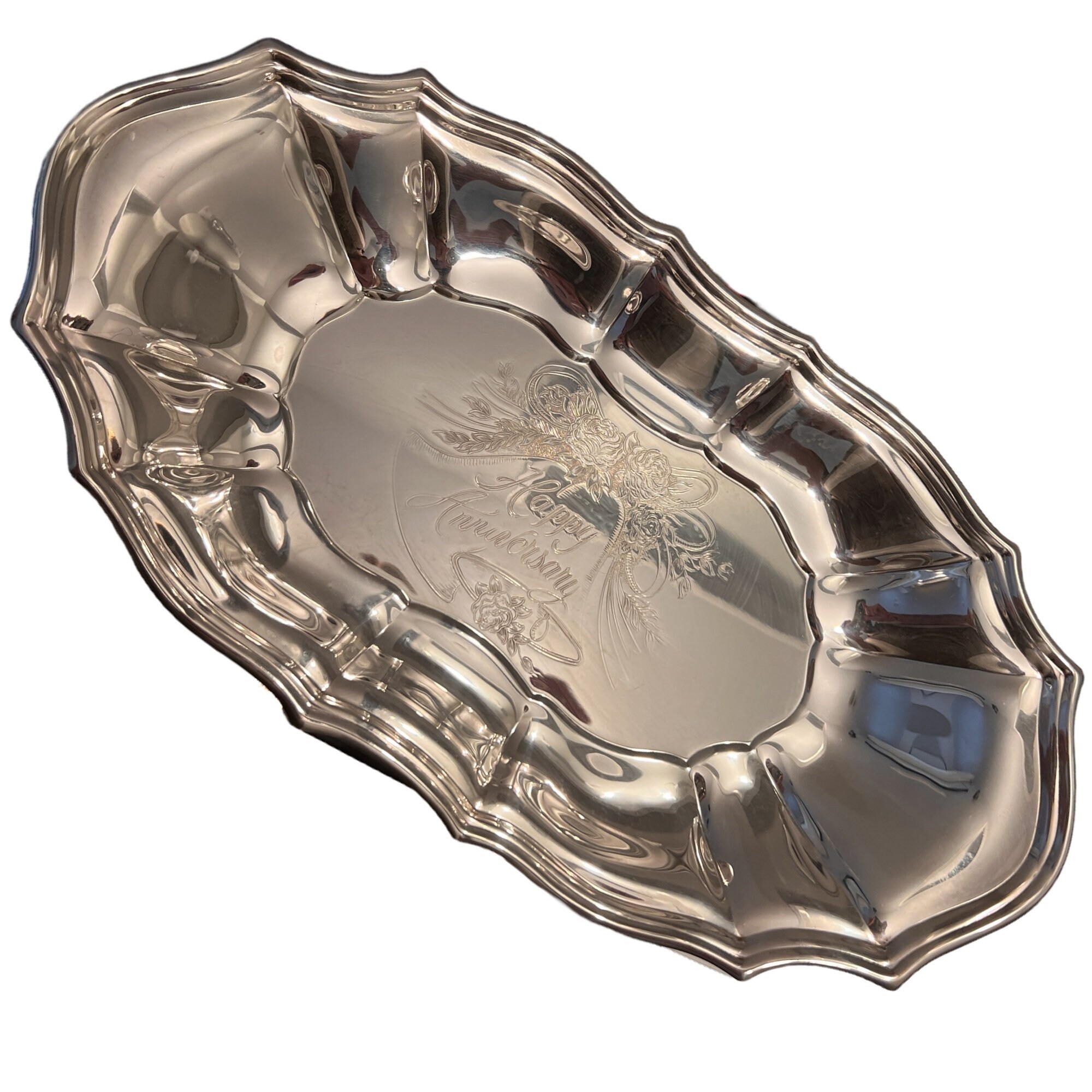 Silver Anniversary Tray - King Plated, Made in Canada - Etsy