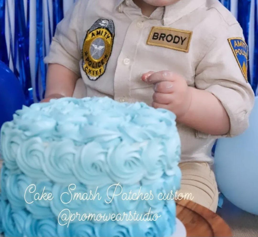 Jaws Police Badge, Brody, Amity Badge Set, Cake Smash Party, Costume ...