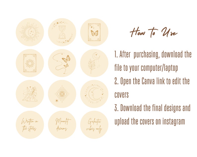 20 Celestial Instagram Highlight Covers Instagram Story Highlight ...