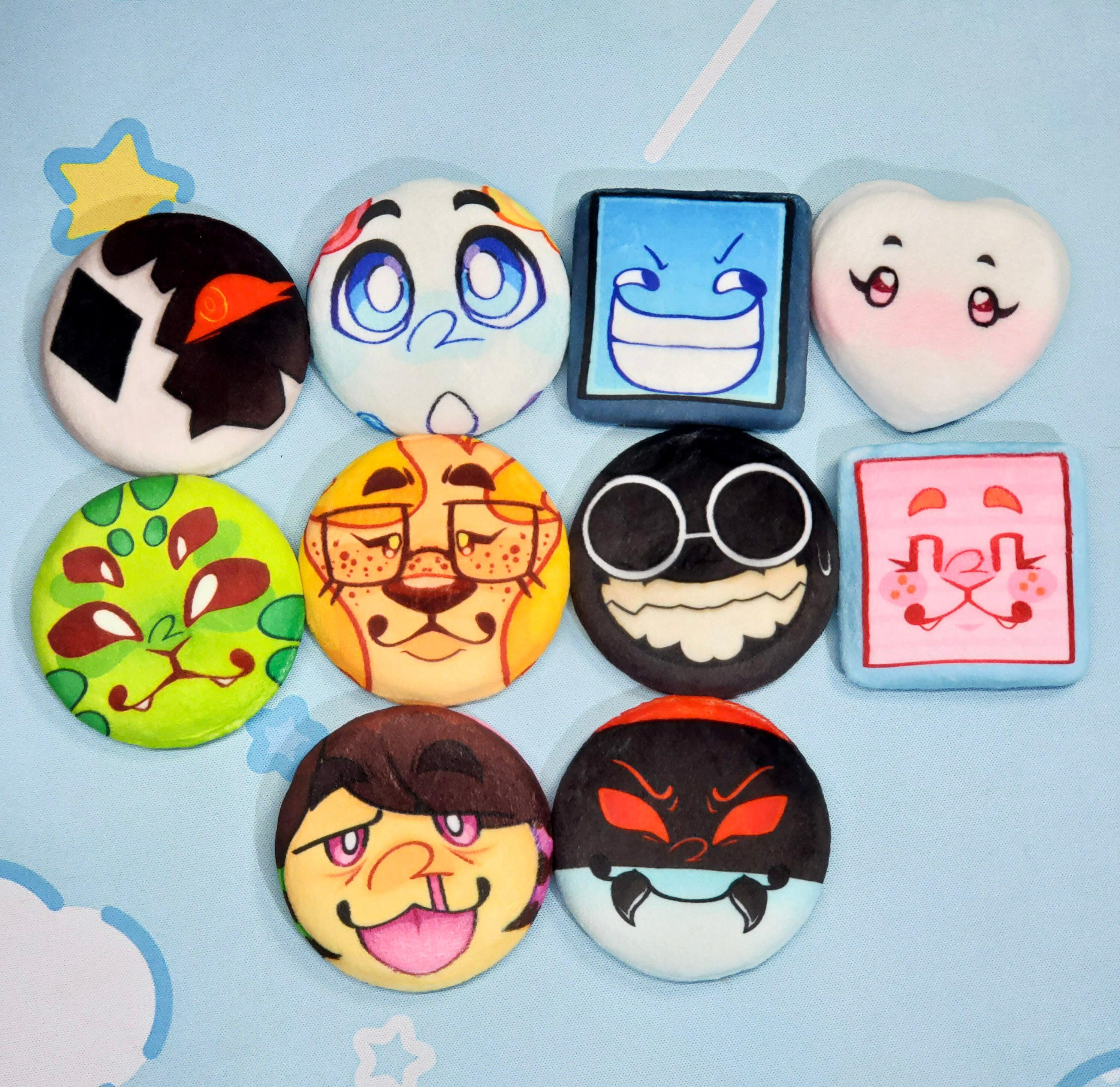 Regretevator Plush Buttons (regretevator Fan-made Plush Buttons) - Etsy