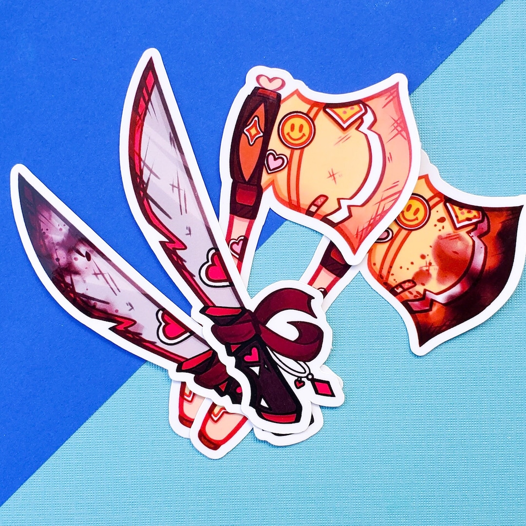 OC Weapons Stickers original Character Weapons Waterproof - Etsy