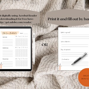 Halloween/october Themed Self Care Checklist/planner, Motivational Self ...
