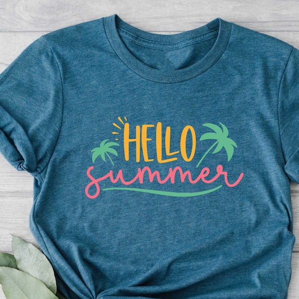 Summer Summer Summer Time Shirt, Vacation Tee, Hello Summer T-shirt ...