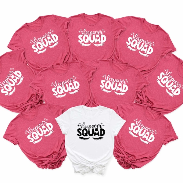 Slumber Party Squad Shirts - Etsy