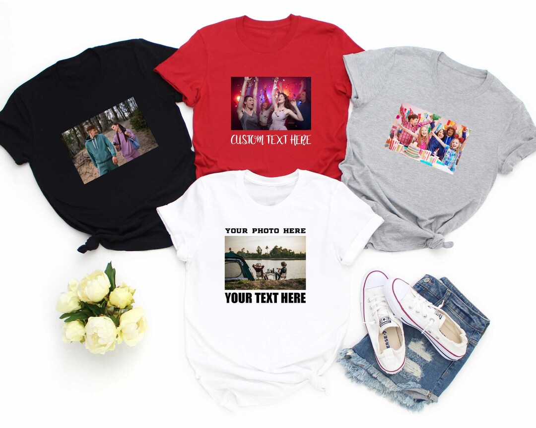 Custom Photo Shirt, Personalized Photo Shirt, Custom Family Picture ...
