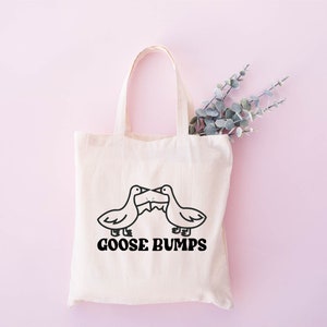 Goose Bumps Bag, Goose Tote Bag, Goose Animal Bag, Funny Goose Bag ...