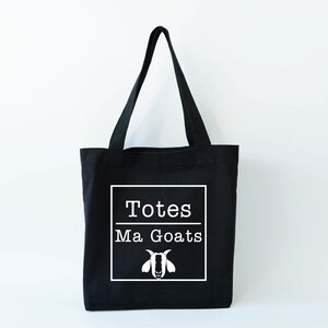 Totes Ma Goats Tote Bag, Funny Tote Bag, Gift, Funny Shopping Bag, Book ...