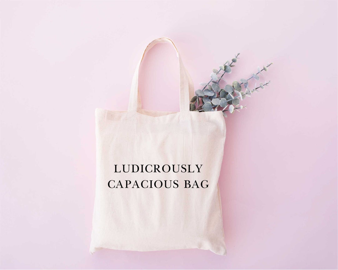 Ludicrously Capacious Bag, Succession Inspired Tote Bag, Shopping Bag ...