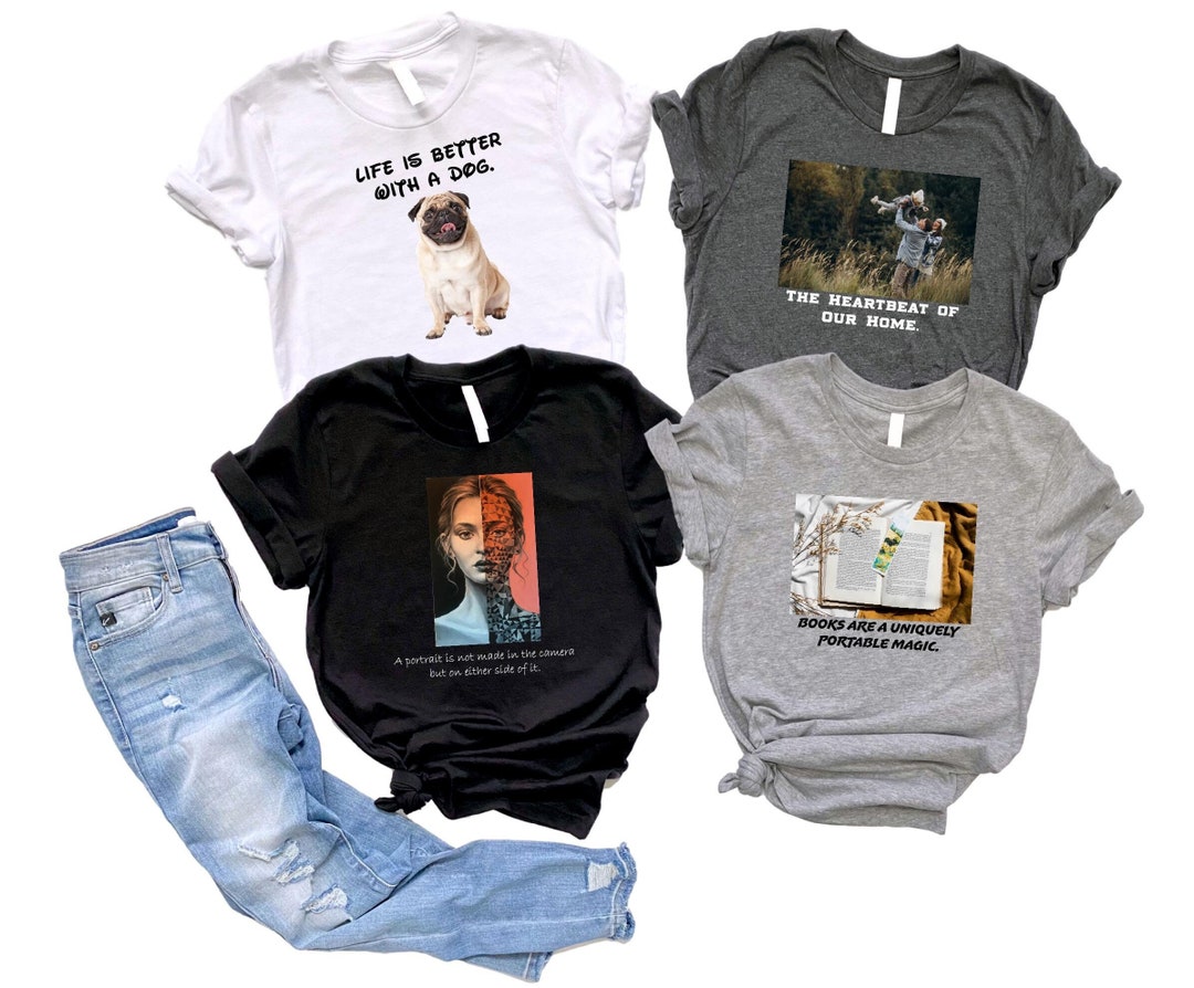 Custom Photo Shirt, Custom T-shirt, Custom Picture Shirt, Personalized ...