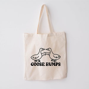 Goose Bumps Bag, Goose Tote Bag, Goose Animal Bag, Funny Goose Bag ...