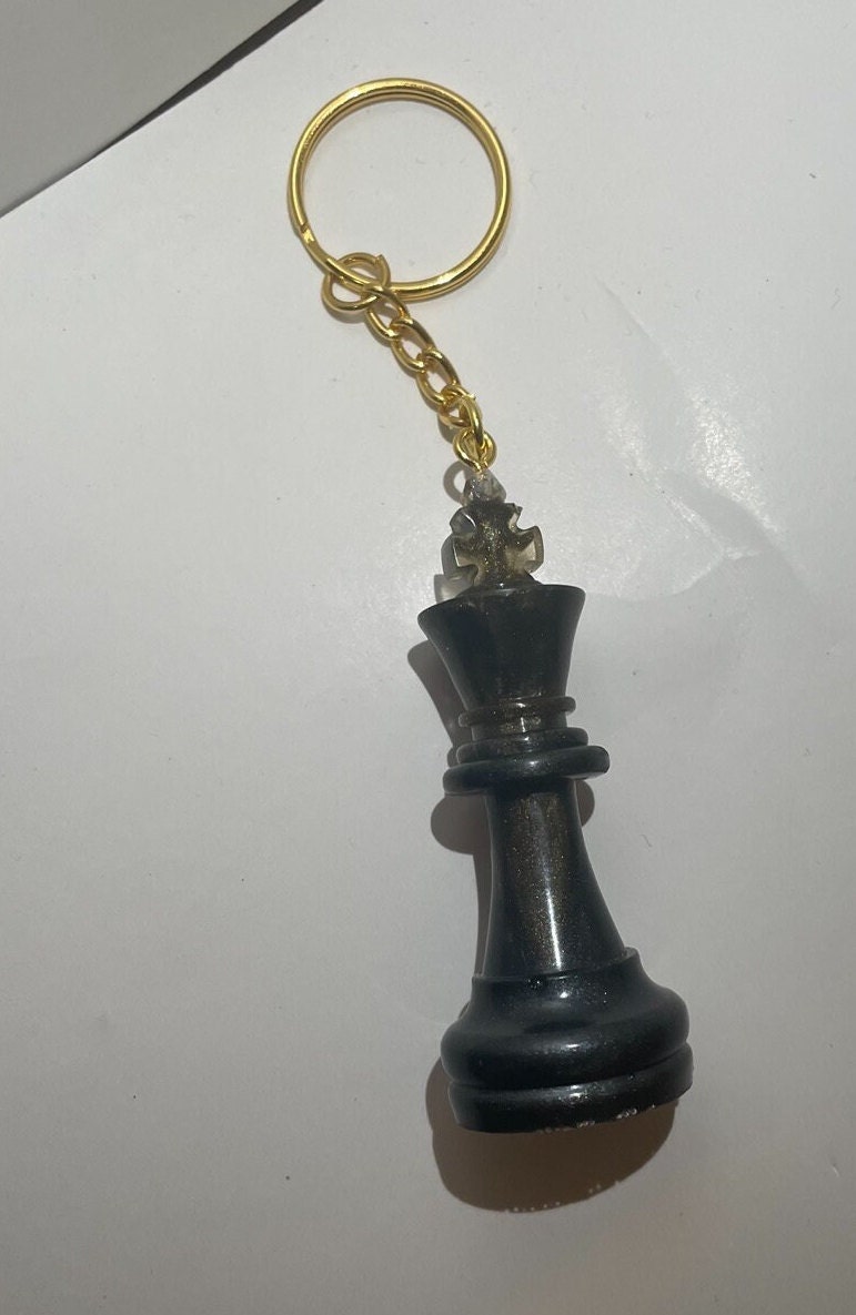Him and Her/ King and Queen Chess Keychains - Etsy
