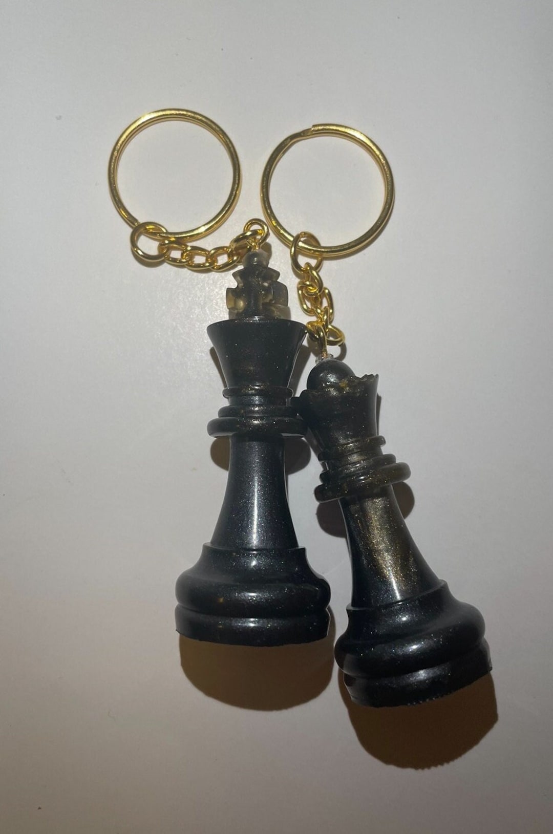 Him and Her/ King and Queen Chess Keychains - Etsy