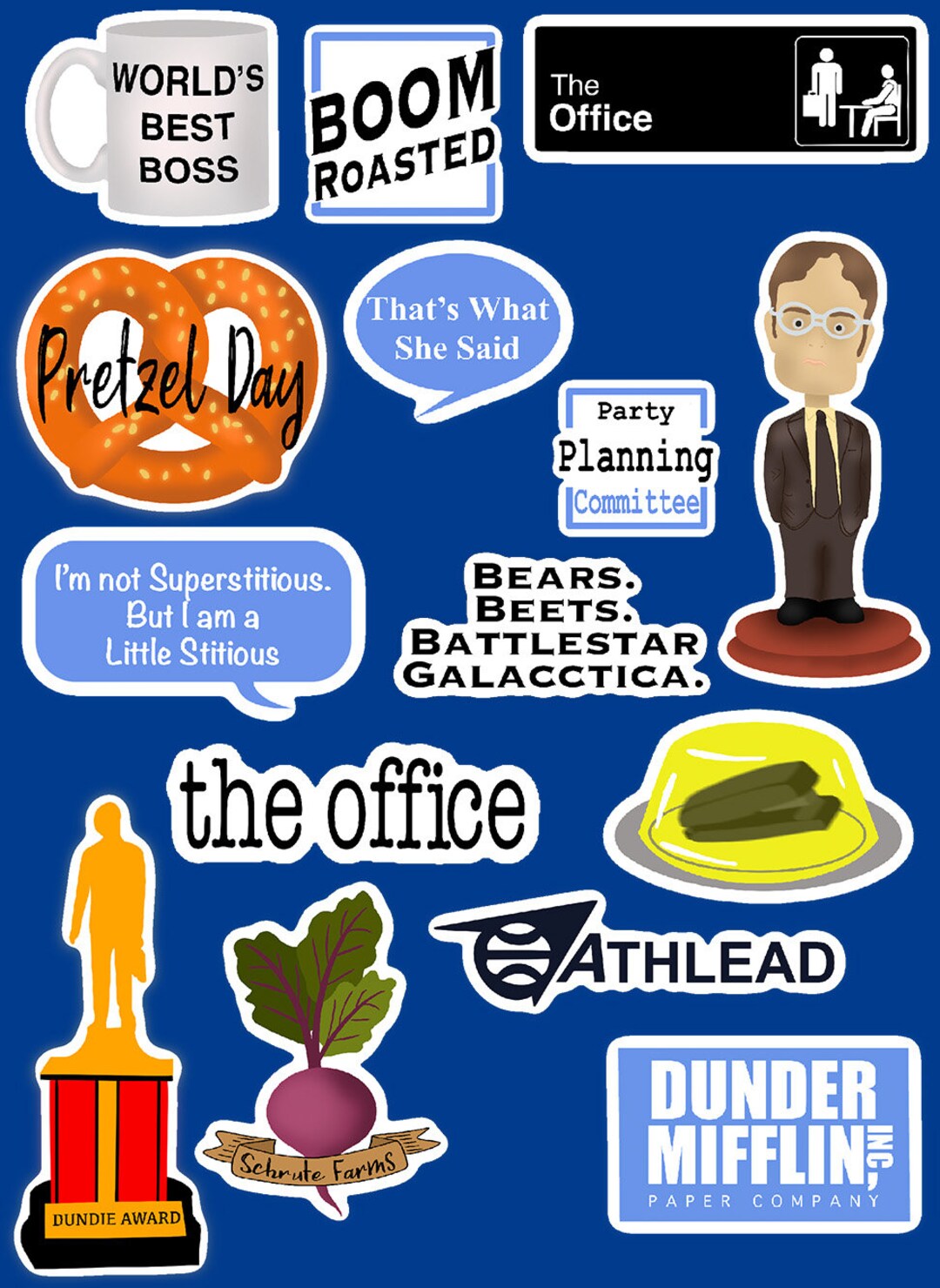 The Office Sticker - Glossy Stickers - Etsy