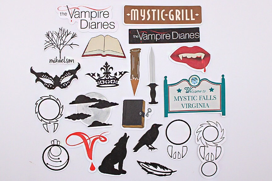 Vampire Diaries Stickers Matte Stickers - Etsy
