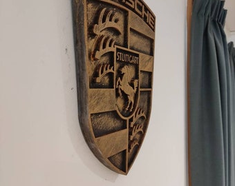 Porsche Logo Wall Art - Etsy UK