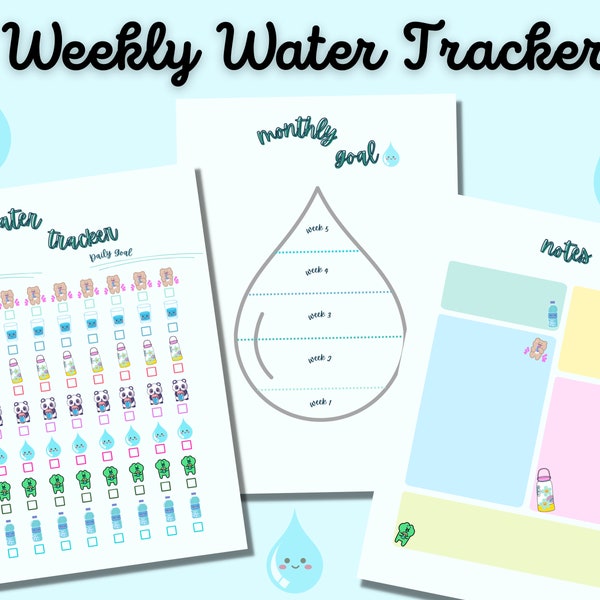Hydration Tracker - Etsy