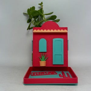 3" Bright Red Southwest Casita Planter - Etsy