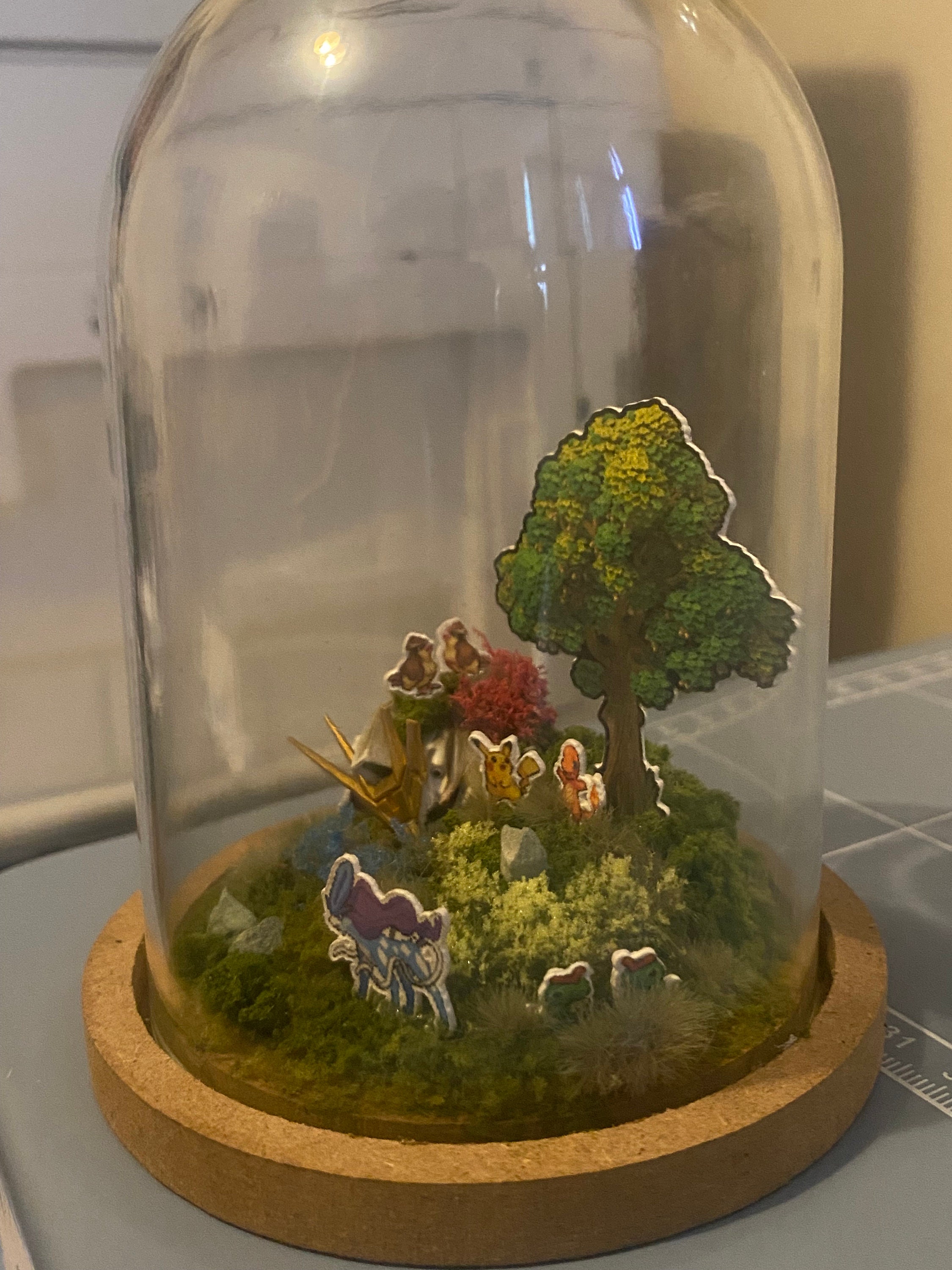 3D Diorama, Crystal Diorama Cylinder, Unique Gift for Gamers - Etsy