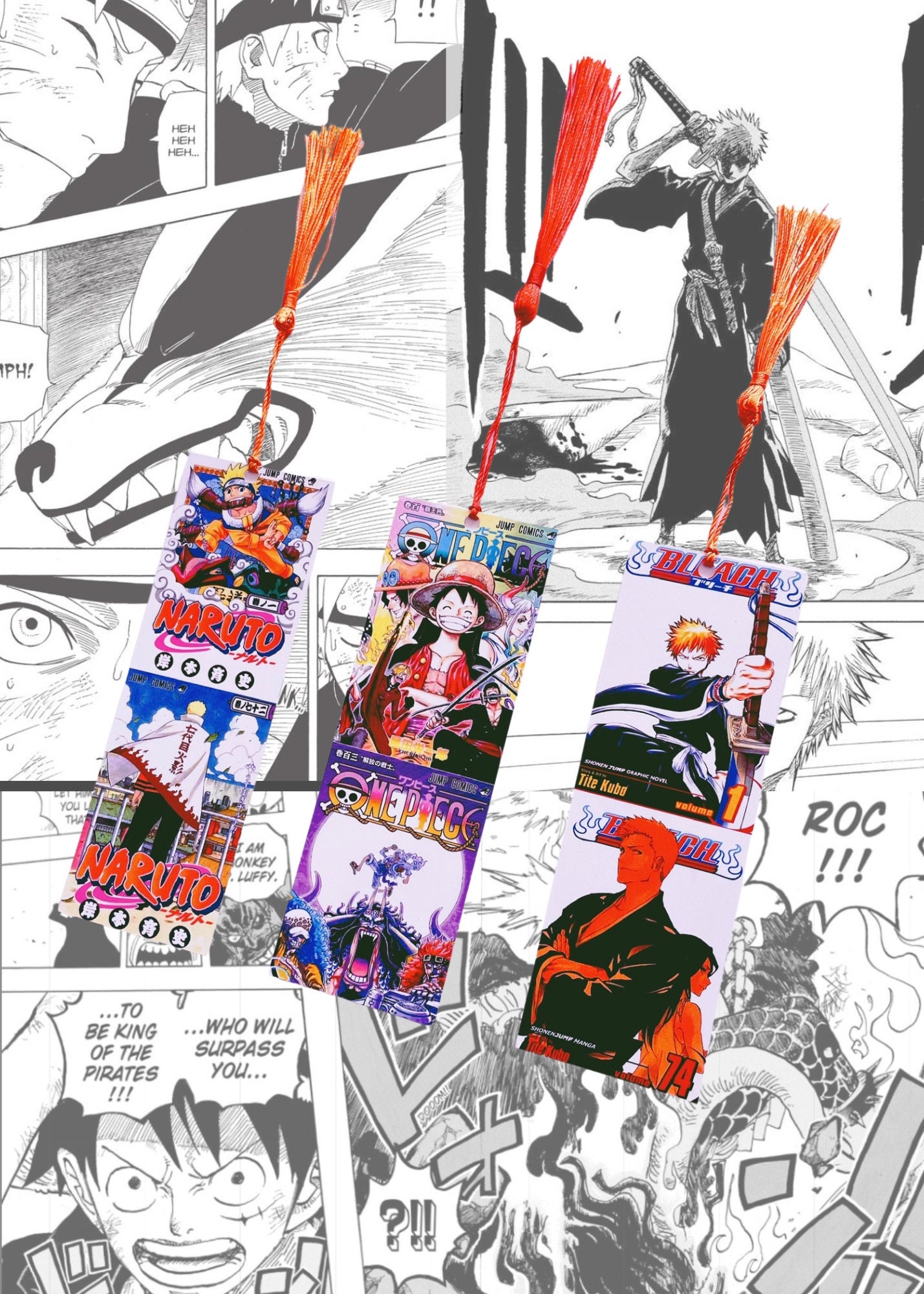 Anime Themed Bookmarks, Manga Style Bookmarks, Pop Culture Theme ...