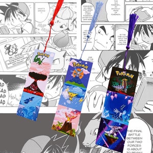 Anime Themed Bookmarks, Manga Style Bookmarks, Pop Culture Theme ...