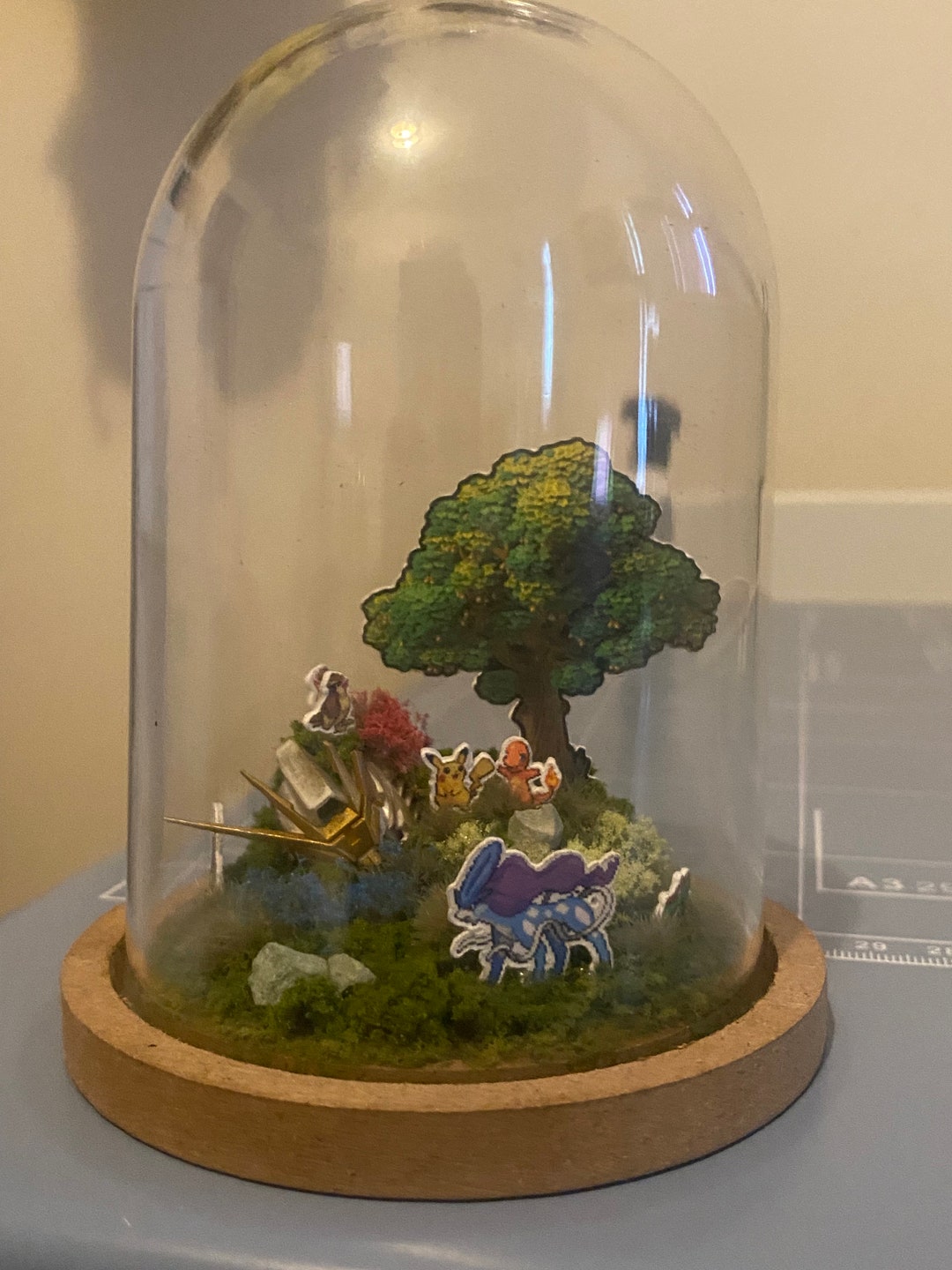 3D Diorama, Crystal Diorama Cylinder, Unique Gift for Gamers - Etsy