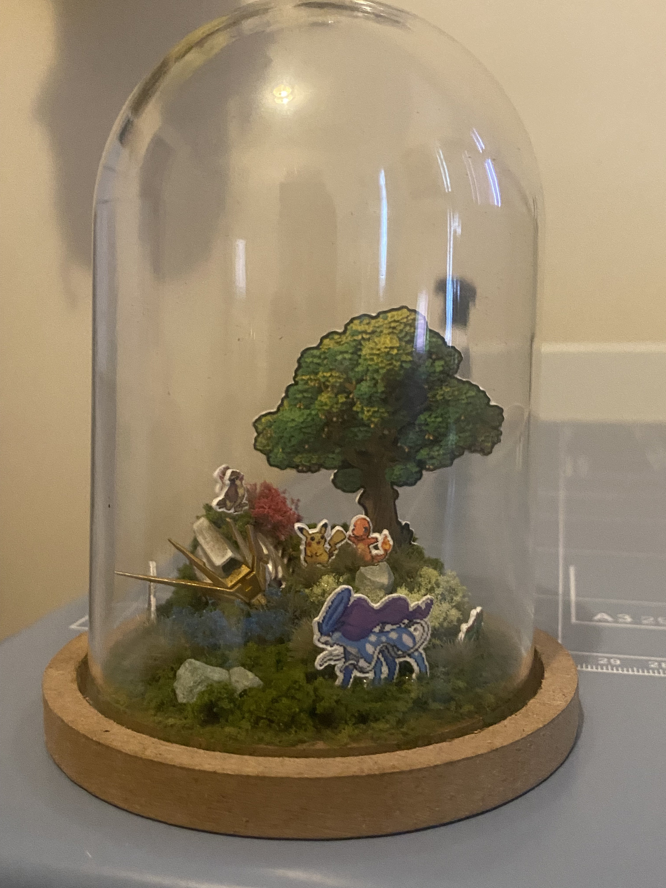 3D Diorama, Crystal Diorama Cylinder, Unique Gift for Gamers - Etsy