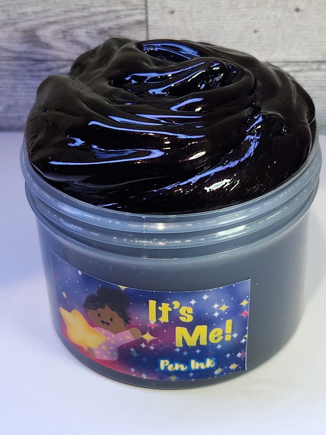 Pen Ink | Clear Slime | Black Slime | Scented Slime | - Etsy