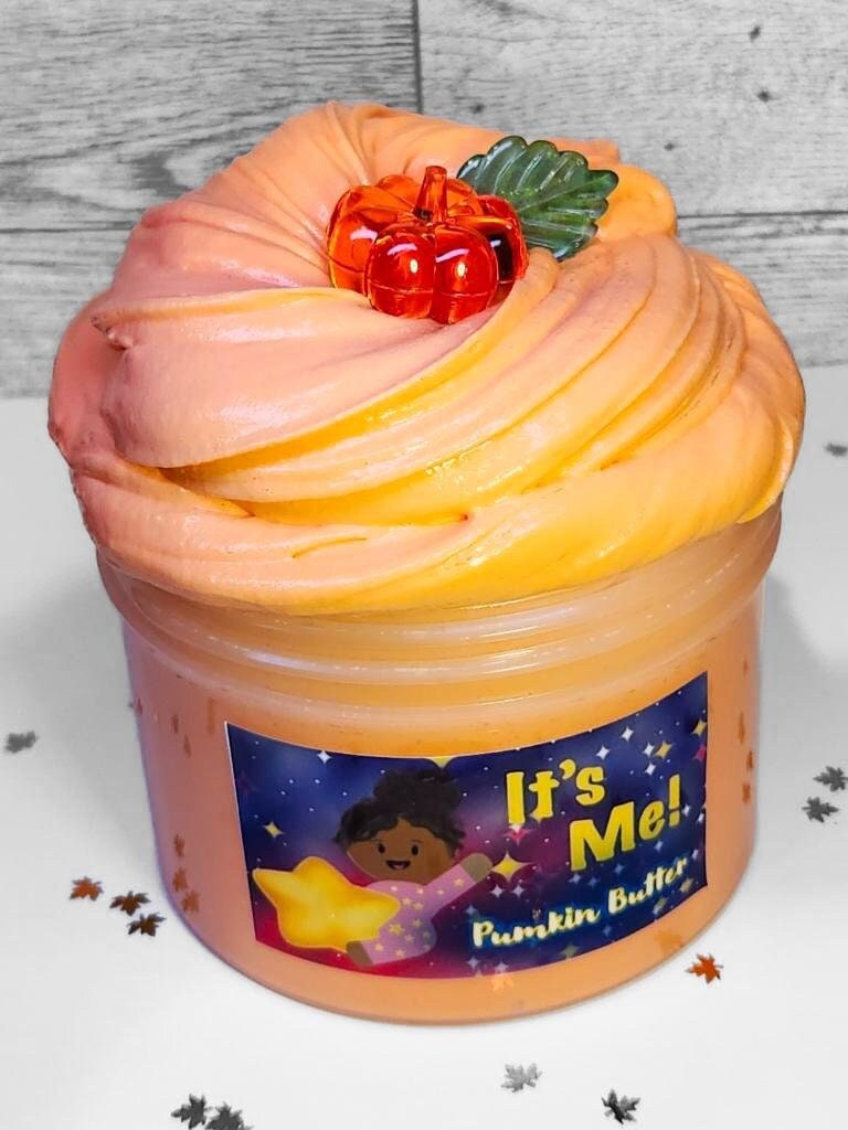 Pumkin Butter Butter Slime Orange Slime Fall Autumn Slime Borax Free ...