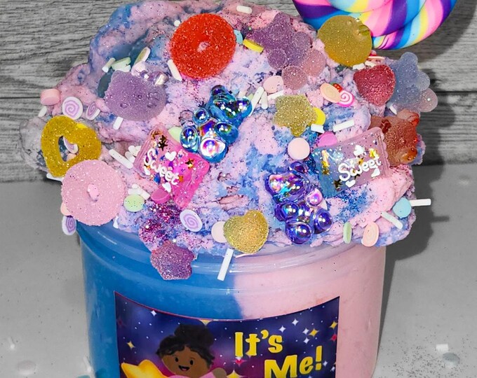 Candy Floss Cloud Cream Candy Slime Jelly Slime Pink Blue Slime scented ...