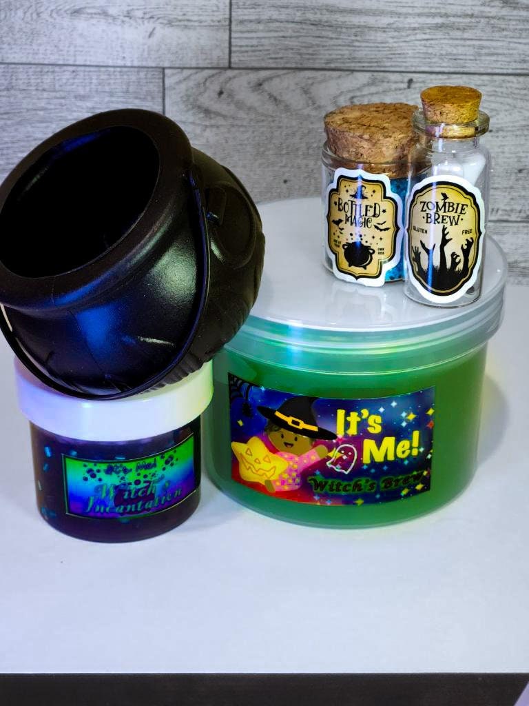 Witch's Brew | DIY Slime | Halloween Slime | Spooky Slime | Green Slime ...
