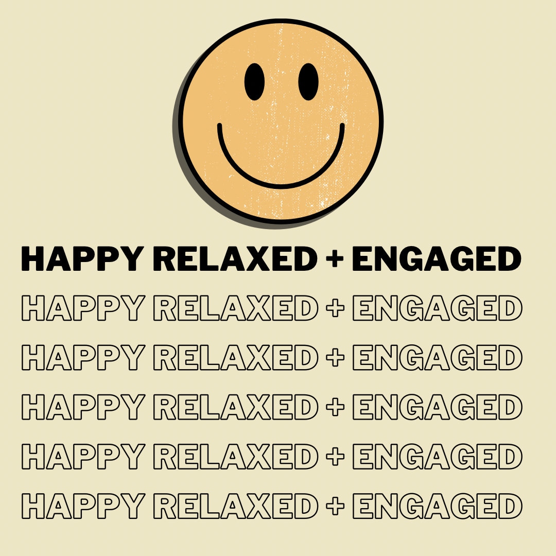 Happy Relaxed + Engaged (HRE) Sticker! - Etsy