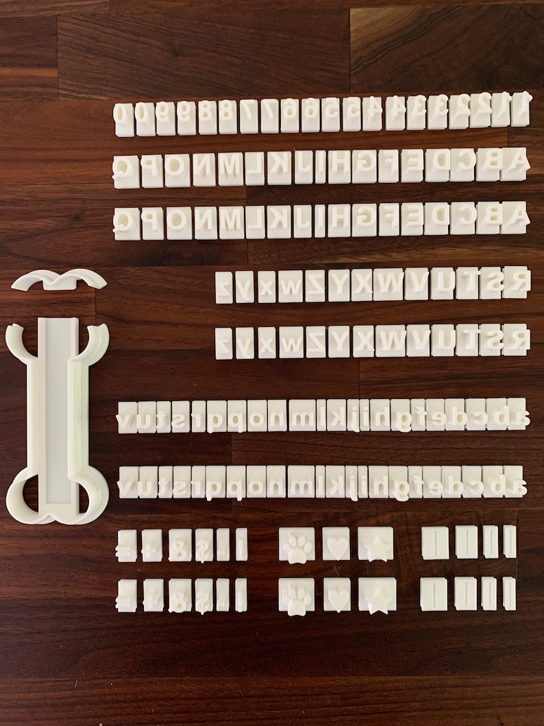 Infinite Dog Treat Cookie Cutter Letter Set - Etsy