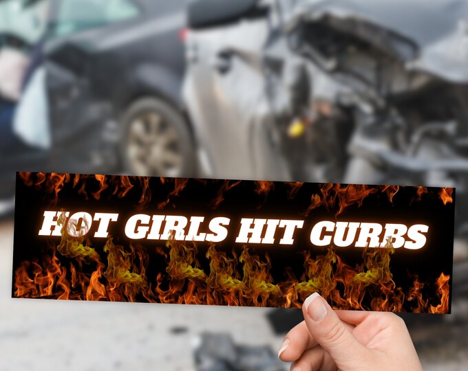 Hot Girls Have IBS Bumper Sticker Gen Z Funny Pink Cute Car Accessories ...