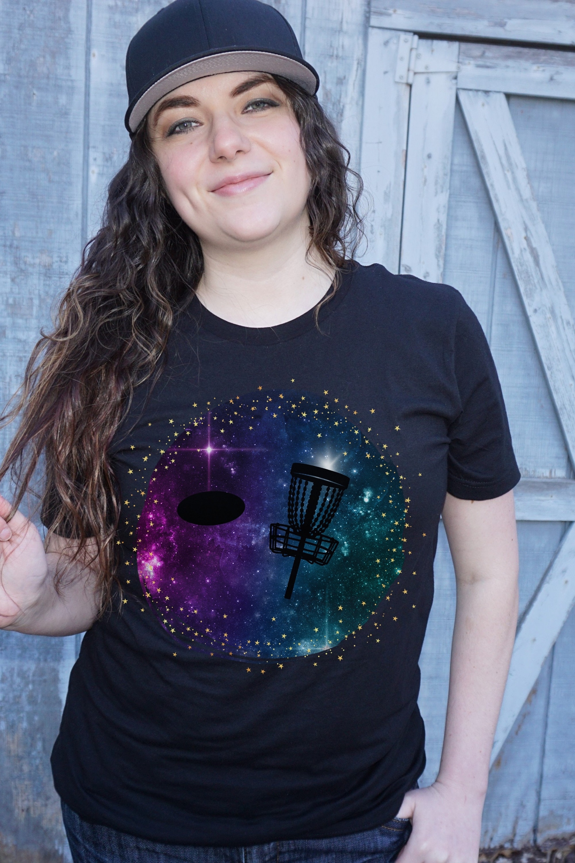 Disc Golf Space T-shirt, Unisex Disc Golfing Fun Shirt, Disc Golfer ...