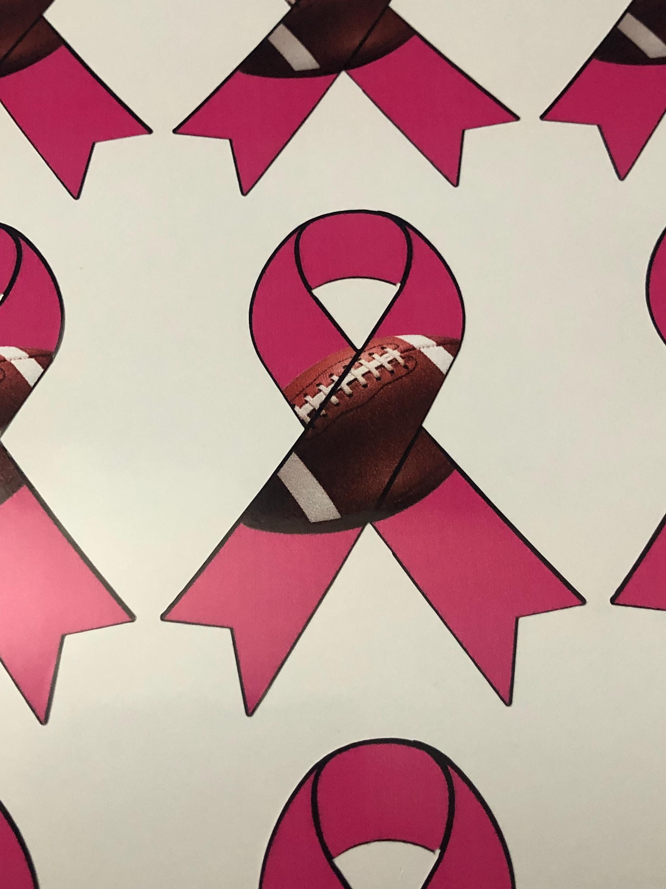 24 Breast Cancer Football Helmet Decals - Etsy