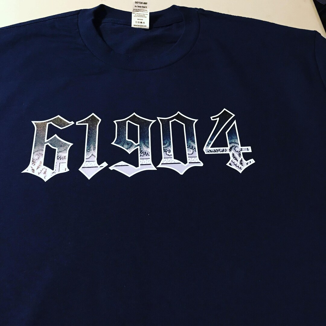 Six One Nine Zero Four Bandanna T-shirt - Etsy