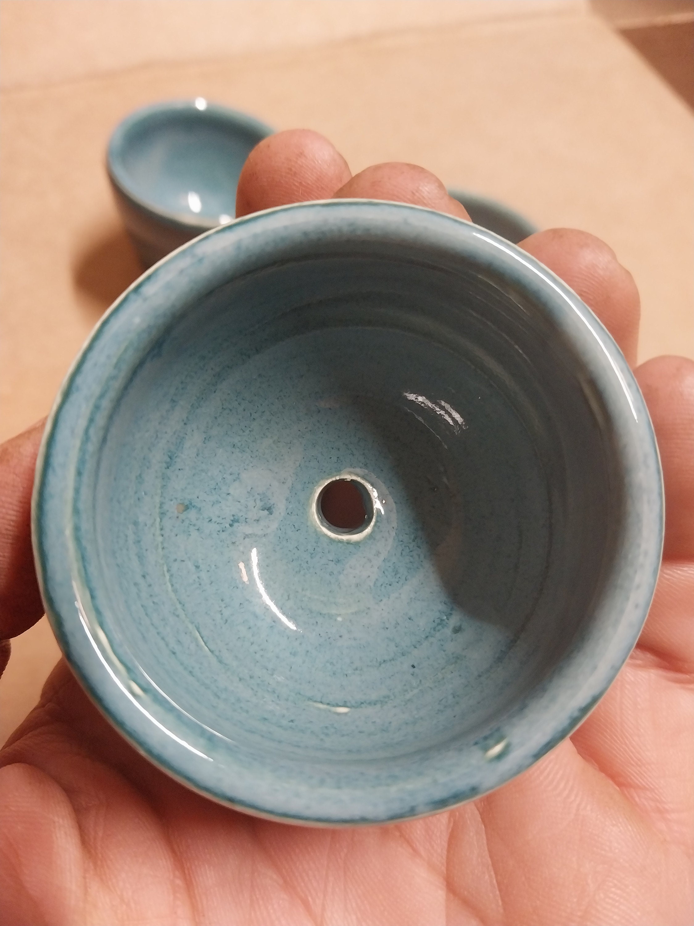 Mini Ceramic Pots With Drainage Hole Hand Thrown Stoneware - Etsy