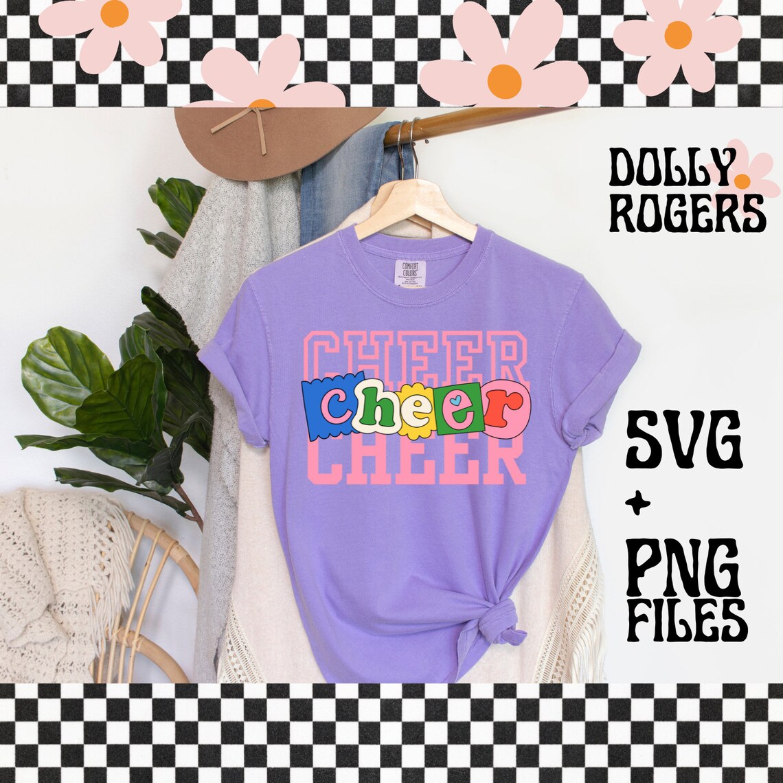 Cheer SVG File Instant Download Cheer T-shirt Design Cheerleader SVG ...