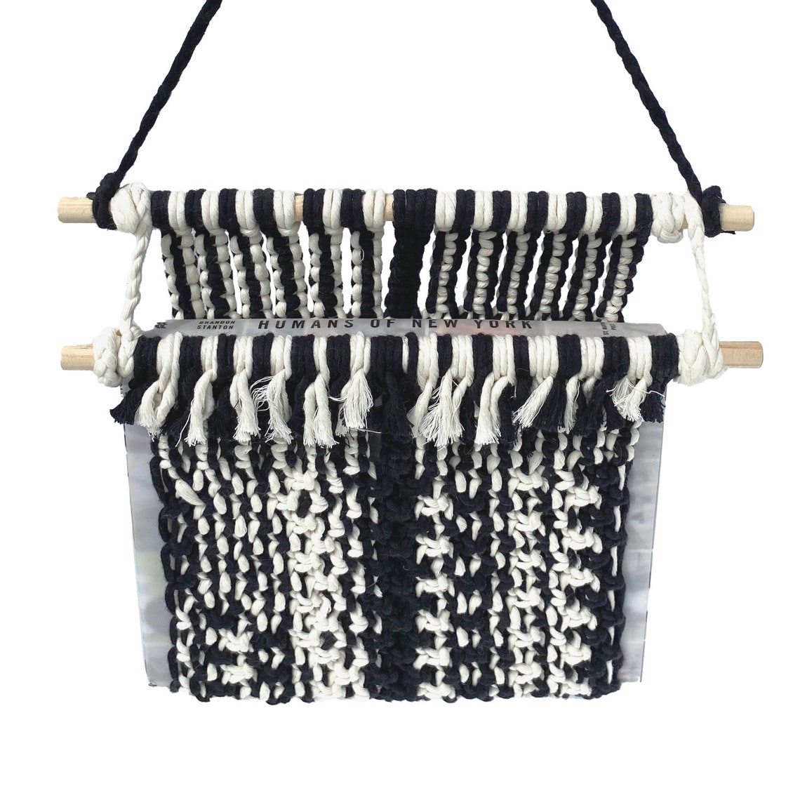 Macrame Book Hanger, Macrame Book Holder, Boho Home Decor, Farmhouse ...