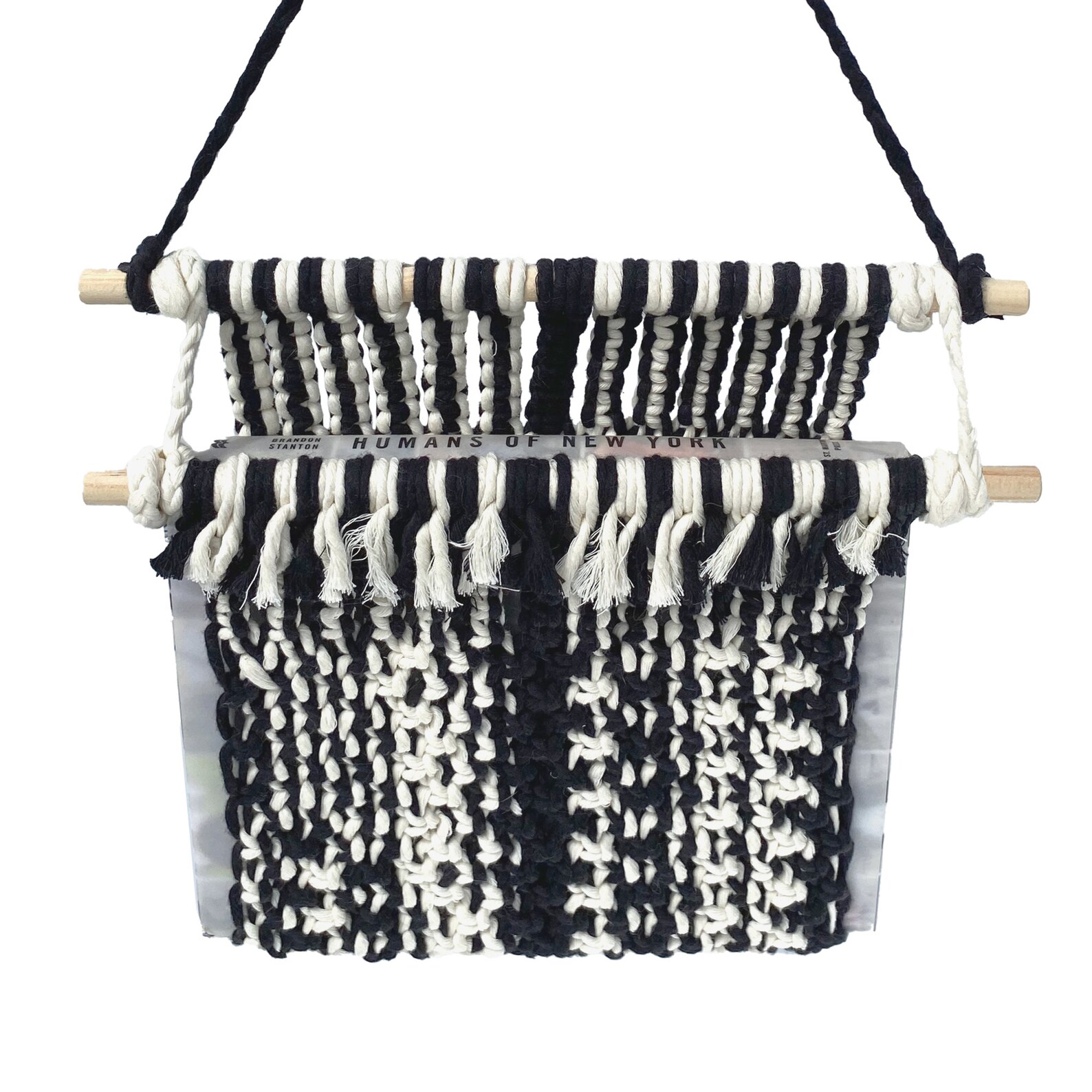 Macrame Book Hanger, Macrame Book Holder, Boho Home Decor, Farmhouse ...