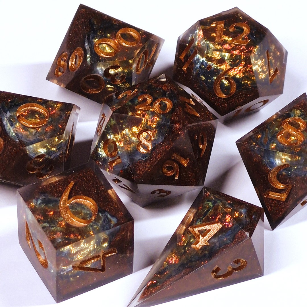 Dragon's Hoard Bronze, Geode, Cracked Core, Polyhedral, Sharp Edge ...