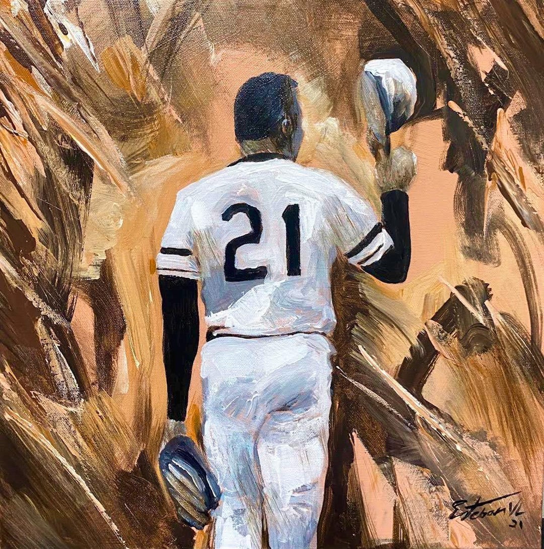 Roberto Clemente Print Art - Etsy