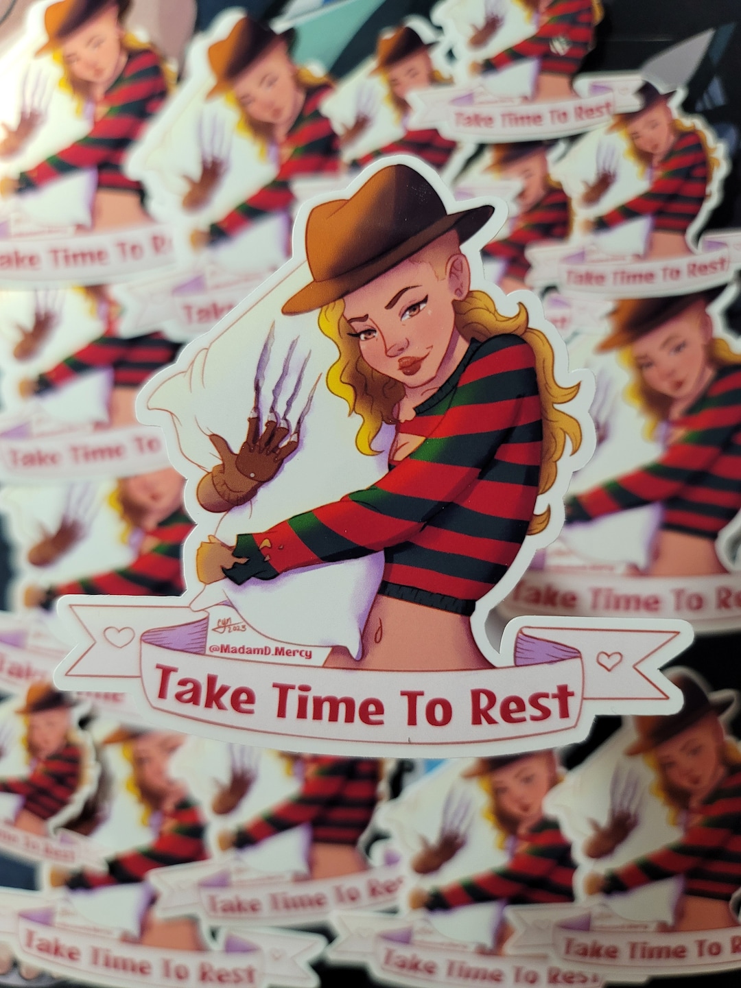 Self Care Horror Freddy Krueger Nightmare on Elm Street "take Time to ...