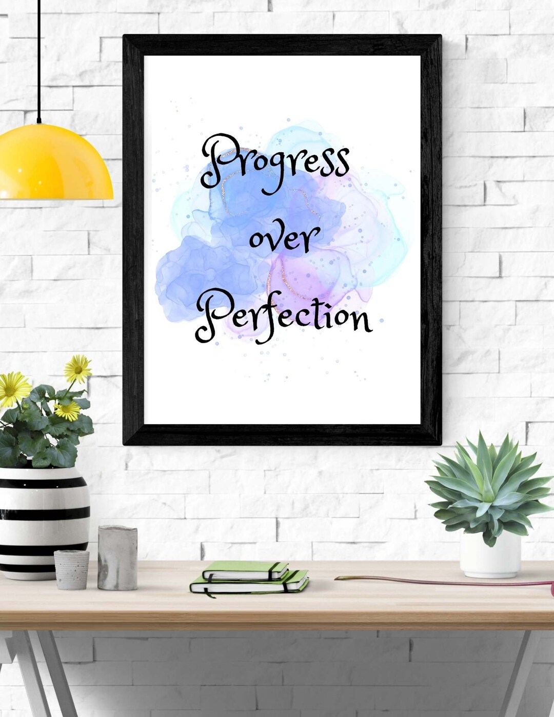Progress Over Perfection Digital Download. Printable Wall Art ...
