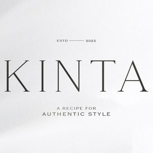 Kinta - Authentic Serif, the Perfect Typeface for Elegant and Formal ...