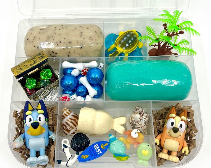 Play Dough Kit, Bluey Play Dough Kit, Bluey Play Dough, Sensory Kit ...