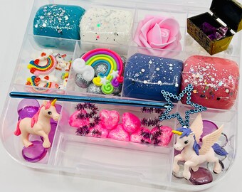 Unicorn Play Dough Kit - Etsy